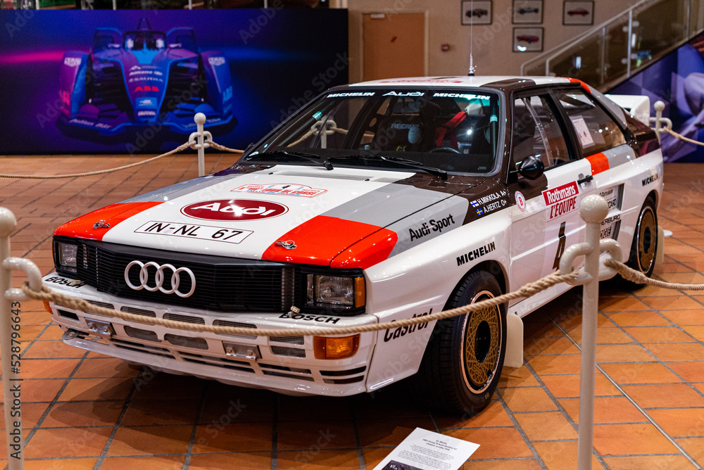 1983 Audi A2 Ex Works Rally Race Car at the prince of monaco private ...