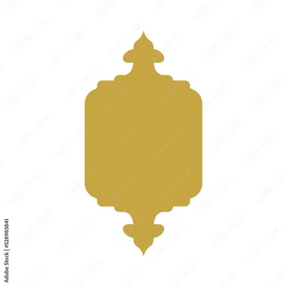 islamic window border frame mosque background Stock Vector | Adobe Stock
