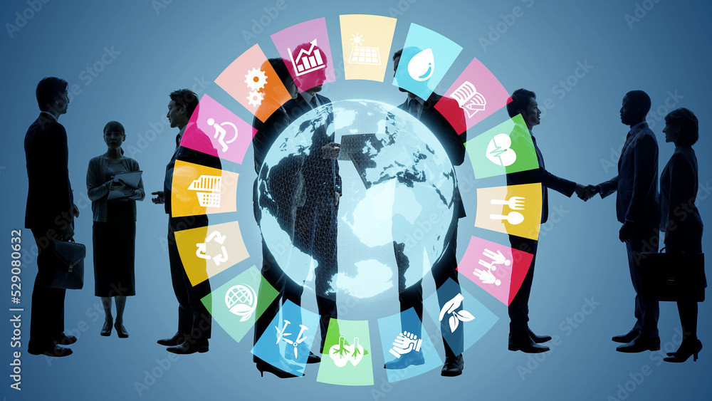 Environmental technology concept. Sustainable development goals. SDGs ...