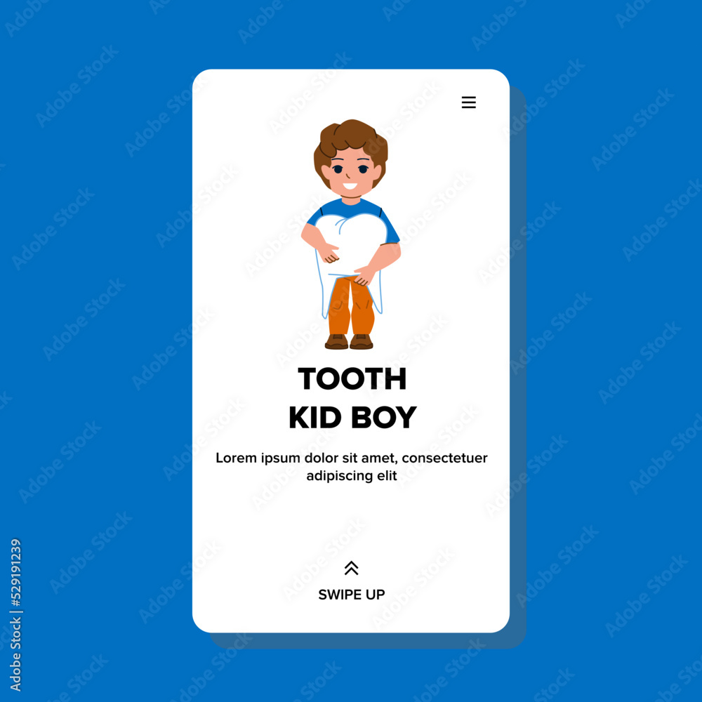 tooth kid boy vector. child brush, boy teeth, dental smile tooth kid ...