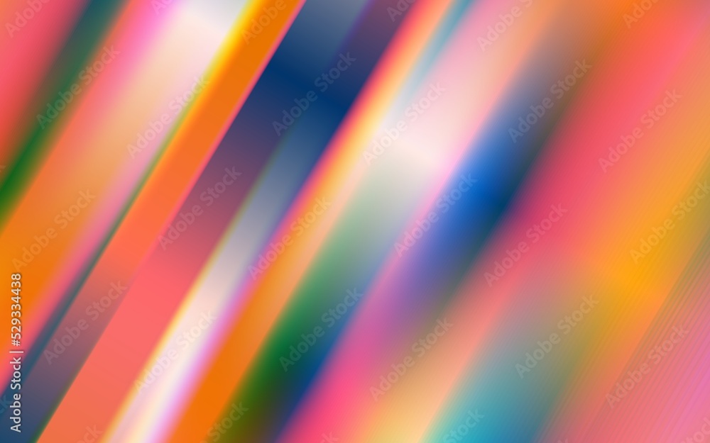 Futuristic blurred light refraction illustration background. Lens ...
