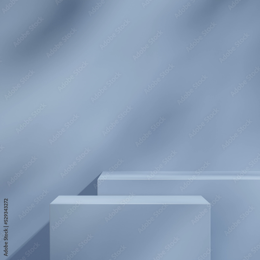 Ilustración de Stock Minimal rectangular 3d rendering image mockup ...