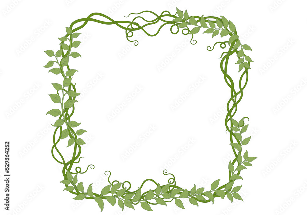 Vine border frame postcard wedding invitation transparent background ...