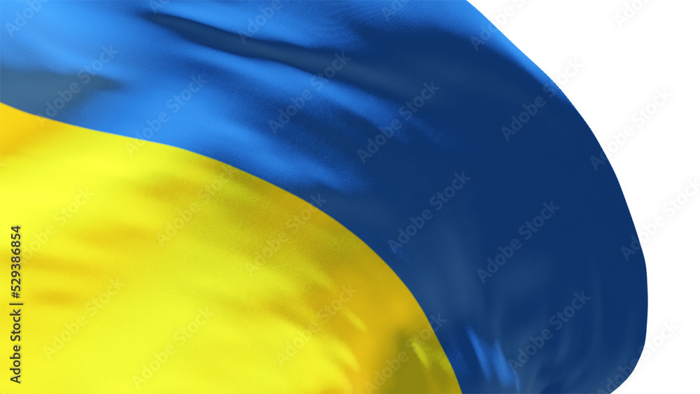 Ukraine flag on transparent background 4k Stock Illustration | Adobe Stock