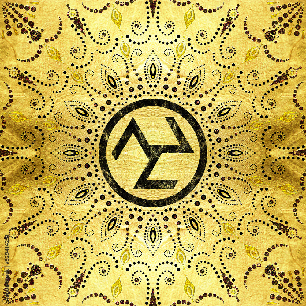 Antahkarana, Spiritual Symbol, Buddhism, Esotericism, black shape ...