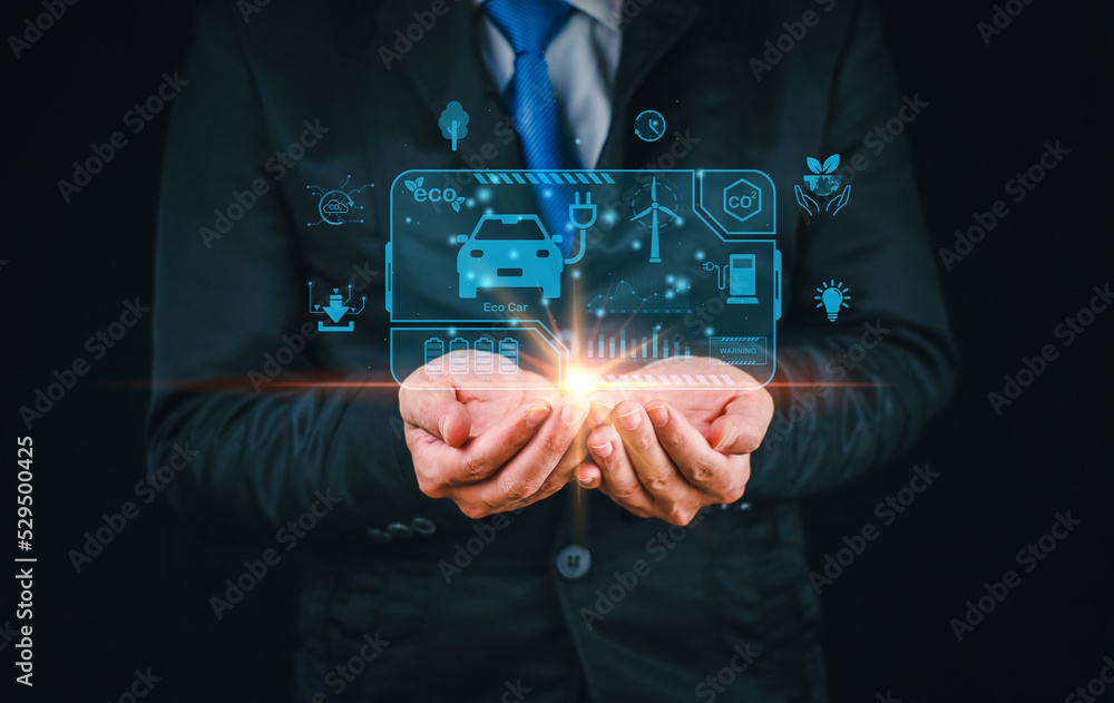 Stock-Foto „Revolving concept Natural energy,environment,recycling ...