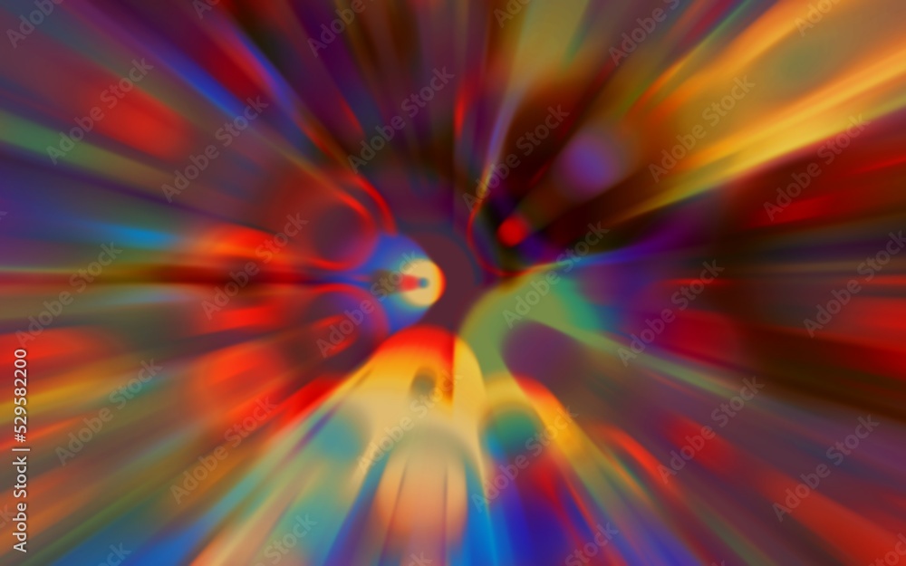 Futuristic and modern light refraction illustration background. Lens ...