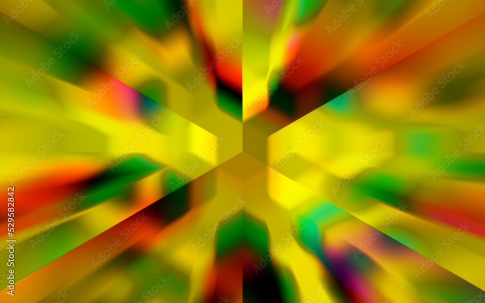 Futuristic and modern light refraction illustration background. Lens ...