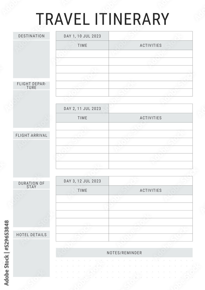 Europe trip itinerary template 60 photos - Mariaserkin.com