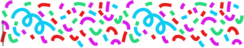 Colorful Sprinkles Border Stock Vector | Adobe Stock