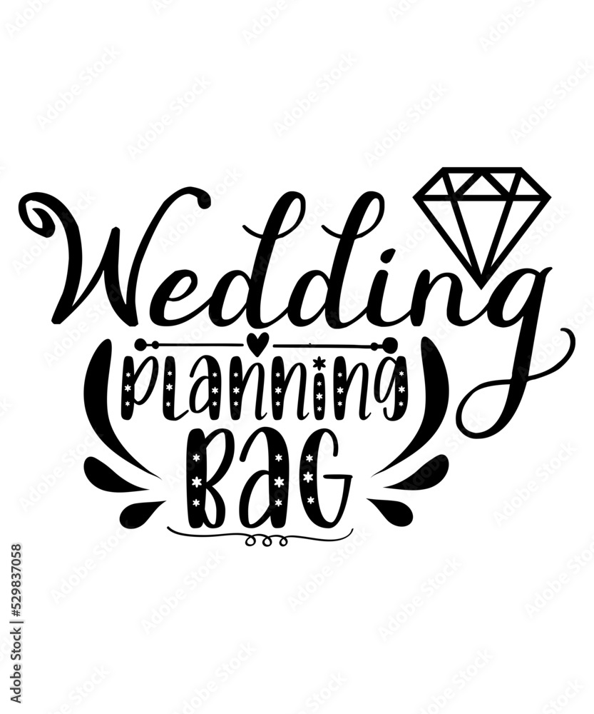 Vector de Stock Wedding SVG Bundle, Wedding Signs Svg Bundle, Wedding ...