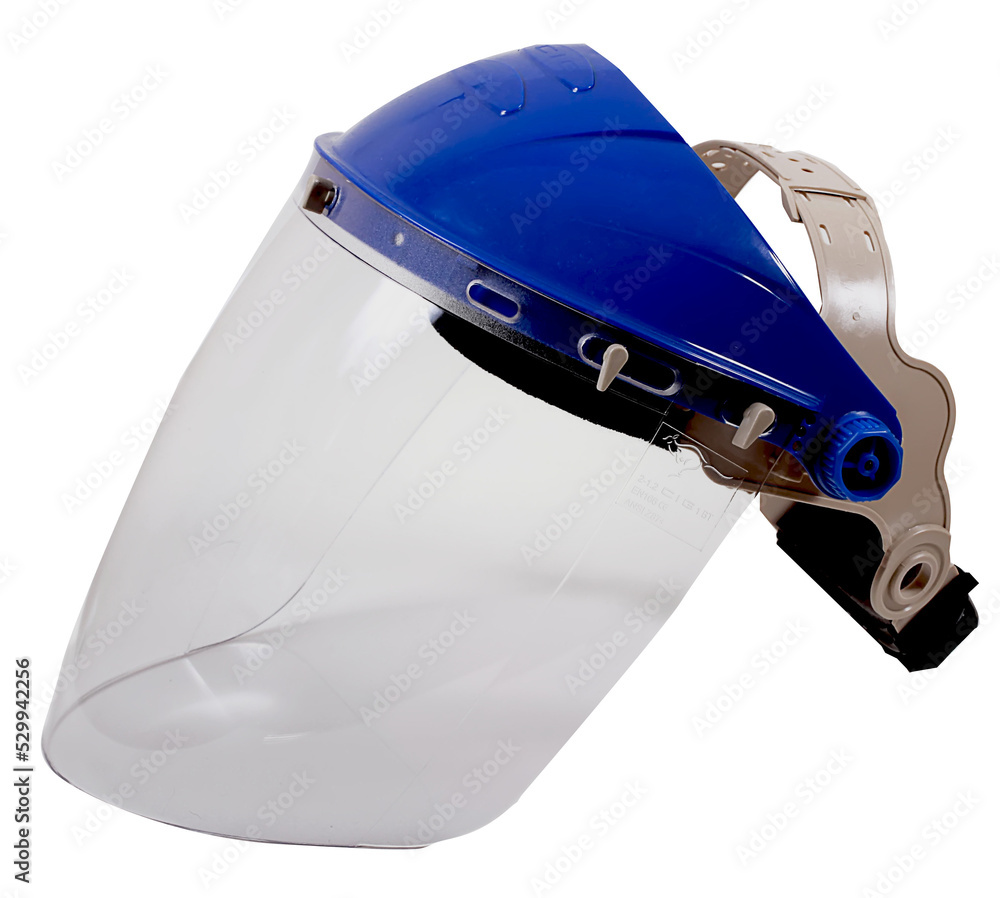 Face shield to protect face and eyes from dust, mist, bacteria, and ...