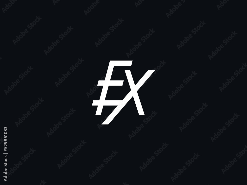 Initial EX Logo Image, Creative Ex xe Logo Letter Vector Black And ...