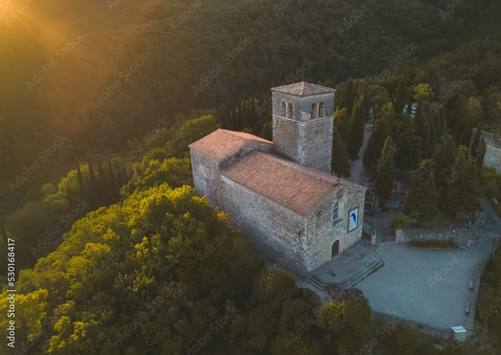 The Sainte-Foy de Mirande Chapel is located in Mirande, in the Drôme ...