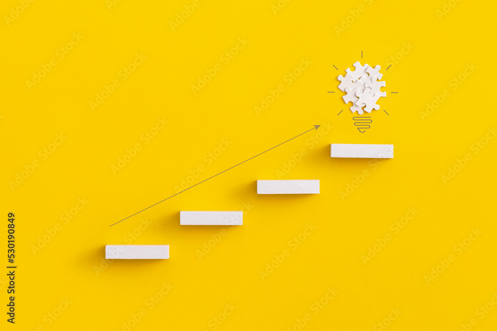 Ladder career path for business growth success process concept. Stock ...