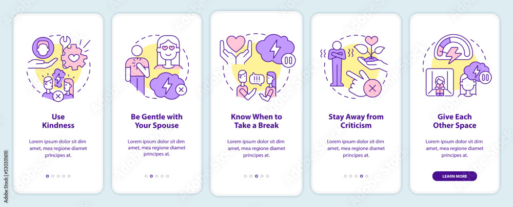 Fixing marriage onboarding mobile app screen. Be gentle with spouse ...