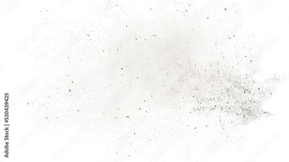 flying debris with dust isolated Stock Illustration | Adobe Stock