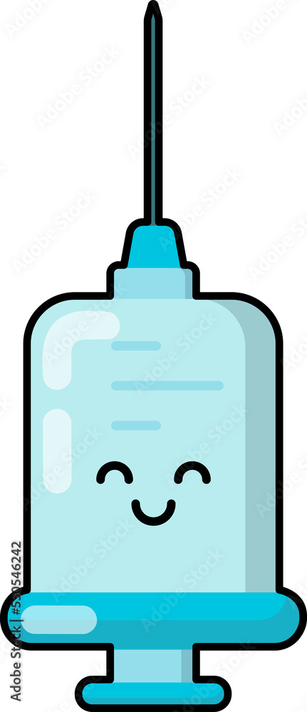 Stock-Illustration „Medicine syringe patch, badge, stickers logo. Cute ...