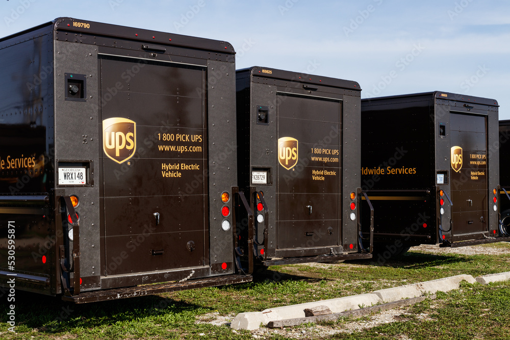 United Parcel Service hybrid electric vehicles. UPS is the World's ...