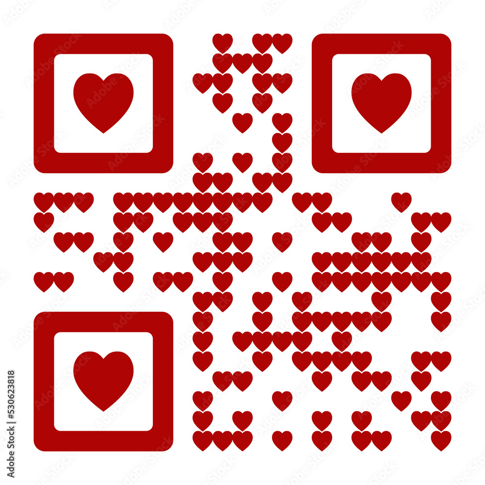 I love you words qr code PNG illustration with transparent background ...