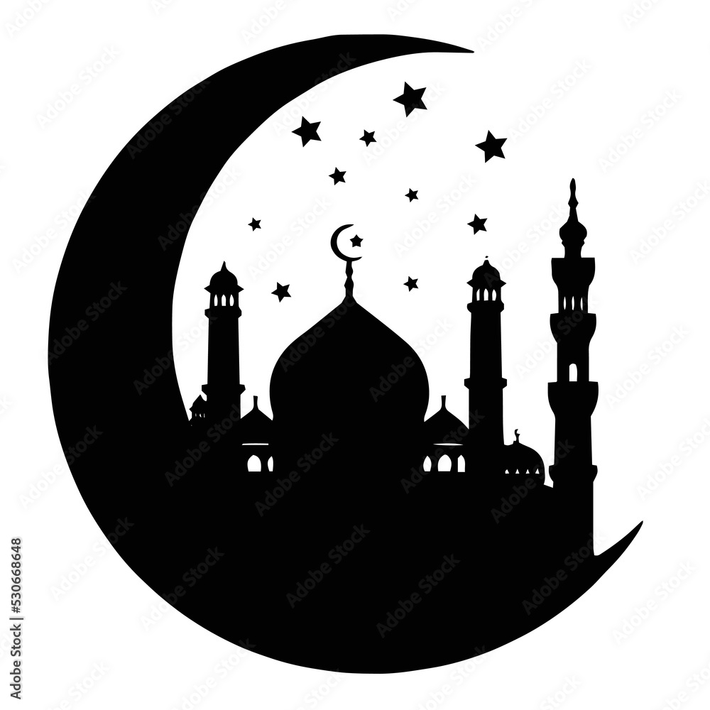chand masjid vector Stock Vector | Adobe Stock