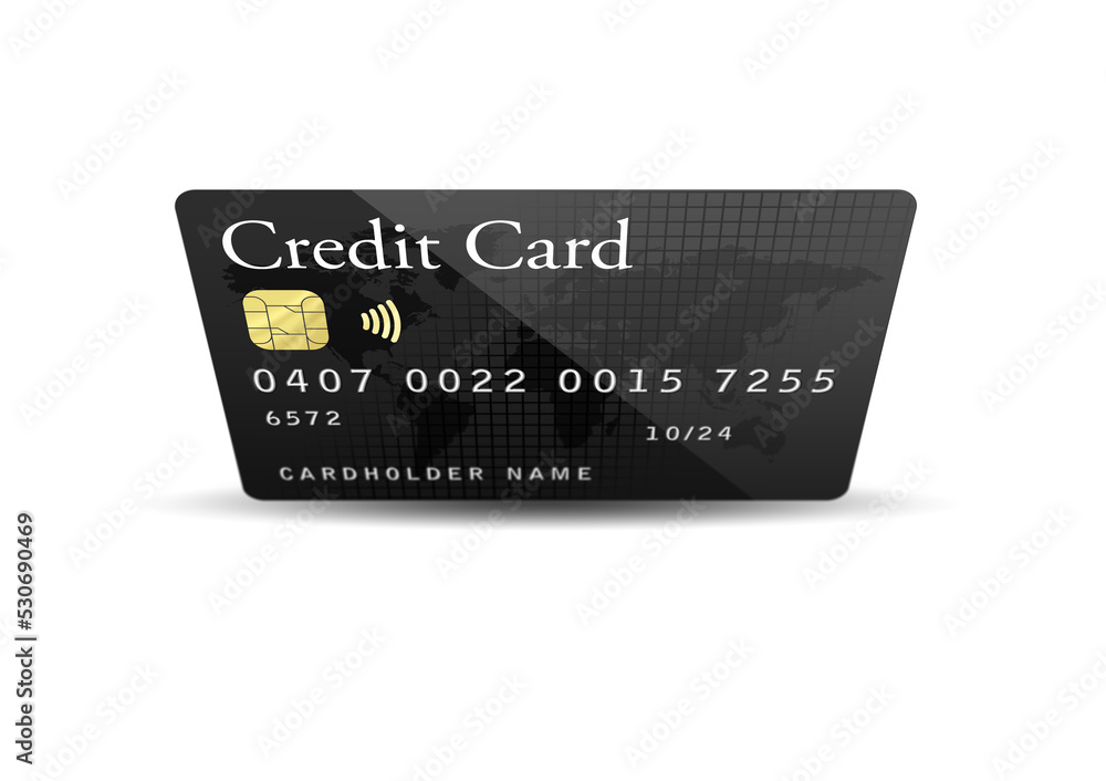 Transparent PNG of Mockup Black Credit Card Stock Photo | Adobe Stock