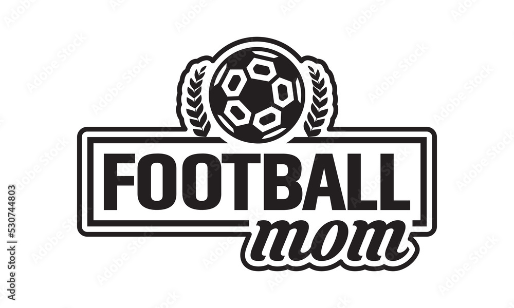 Football svg, Football SVG T-shirt Design Template SVG Cut File ...