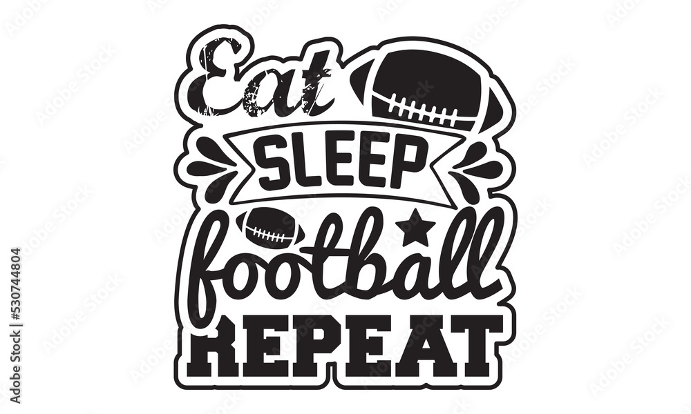 Football svg, Football SVG T-shirt Design Template SVG Cut File ...