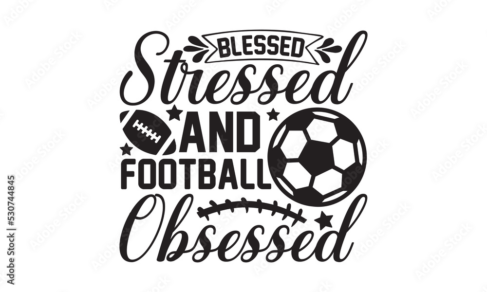 Football svg, Football SVG T-shirt Design Template SVG Cut File ...