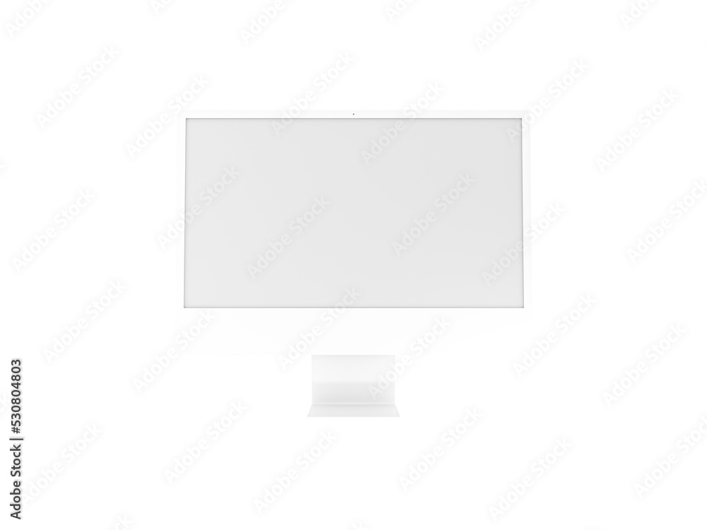 Latest and new model Desktop Computer. 5K and 4K Display 2022. Blank ...