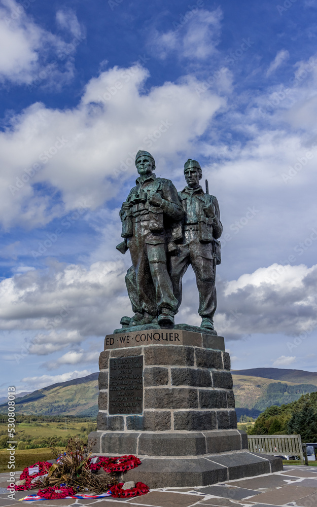Spean Bridge, World War 2 Commando training grounds Memorial, Scottish ...
