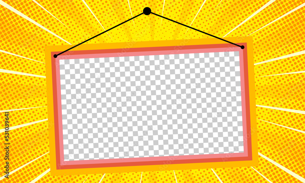 cartoon comic sign board background template Stock Vector | Adobe Stock