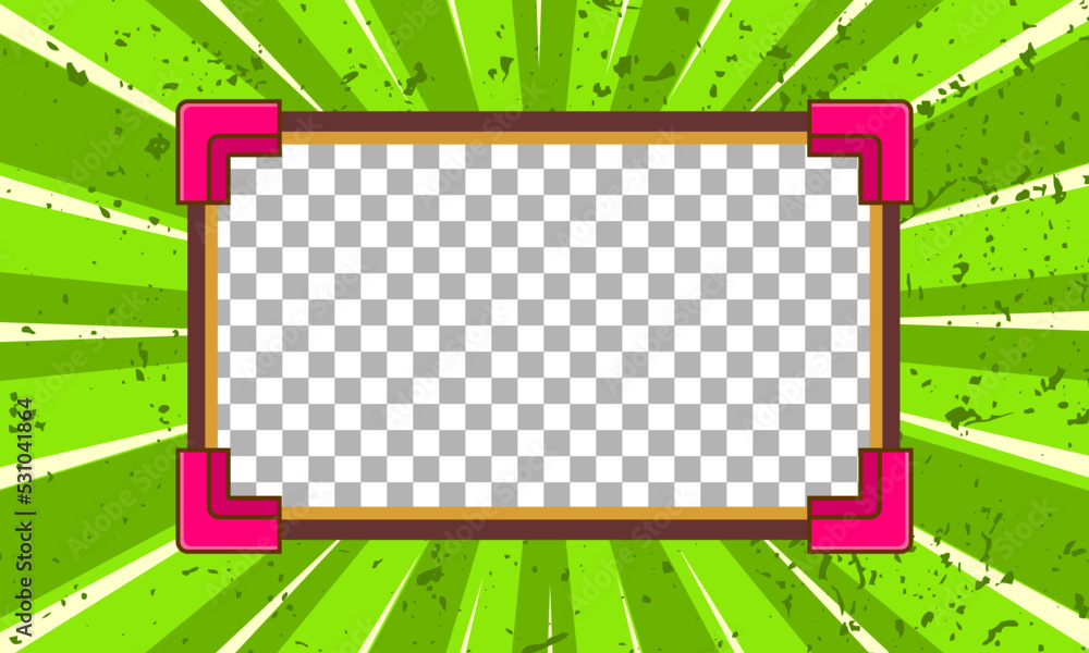 cartoon comic sign board background template Stock Vector | Adobe Stock