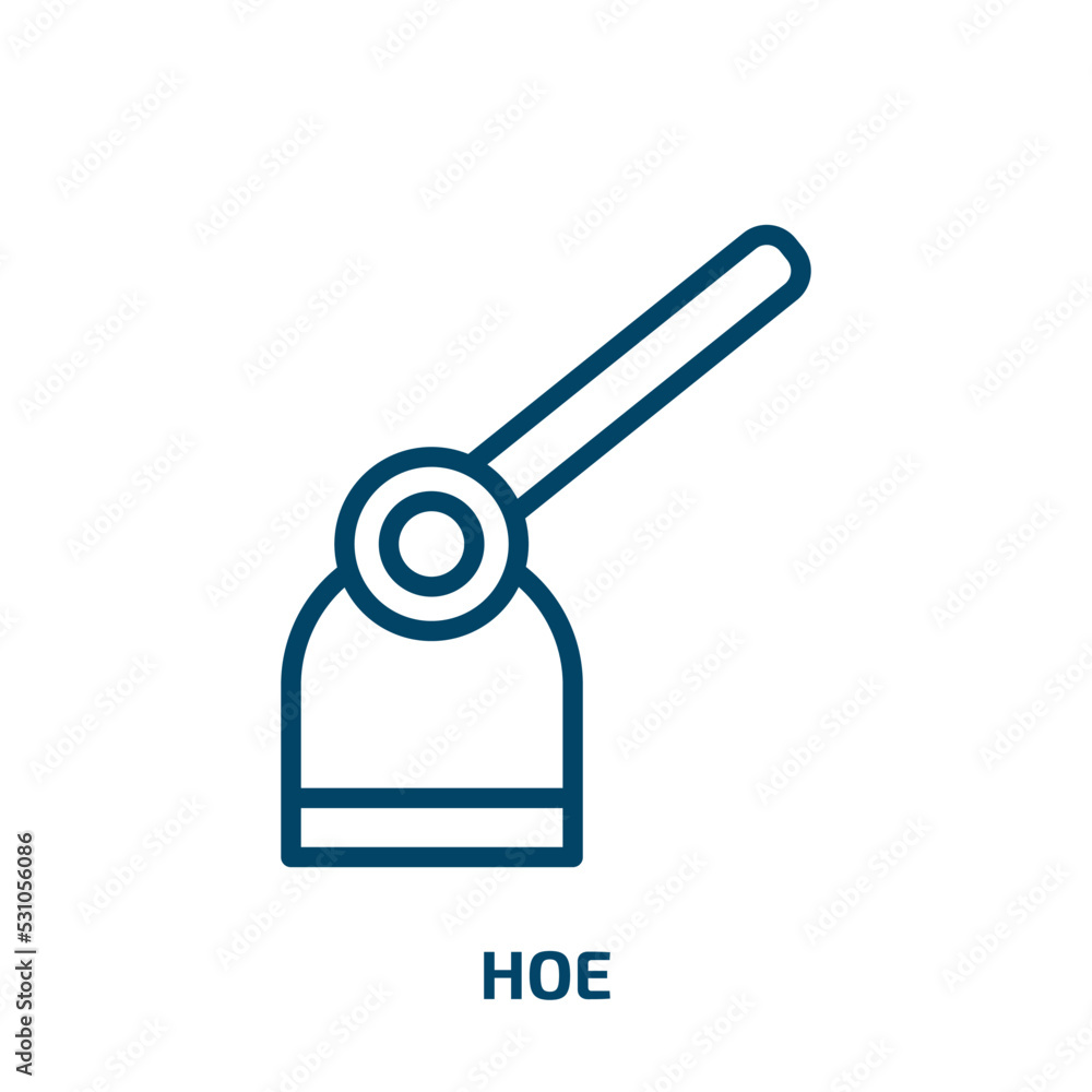 เวกเตอร์ Stock hoe icon from agriculture farming and gardening ...