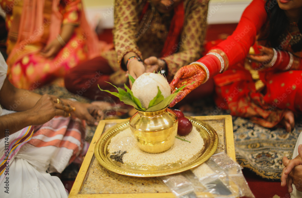 indian wedding hindu ceremony celebration Stock Photo | Adobe Stock