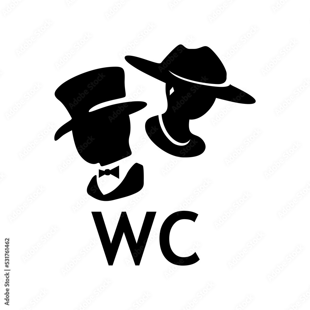 PNG pictogram public toilet and wc logo Stock Illustration | Adobe Stock