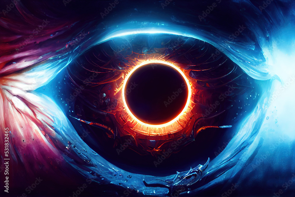 Colorful and Creative Abstract Philosophy Artwork. Fantasy Backdrop ...