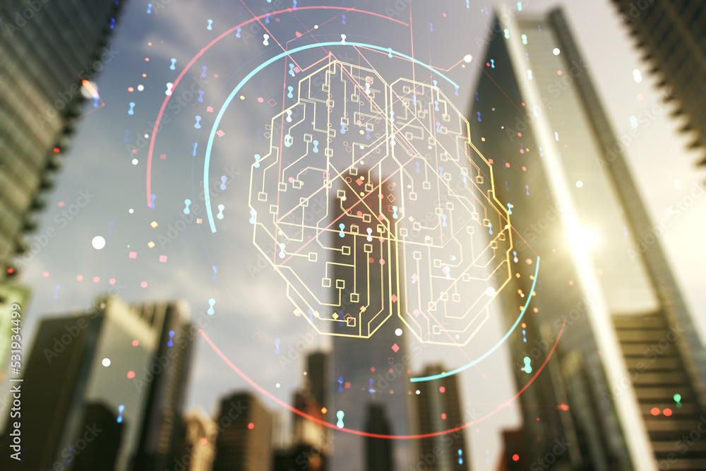 Virtual creative artificial Intelligence hologram with human brain ...