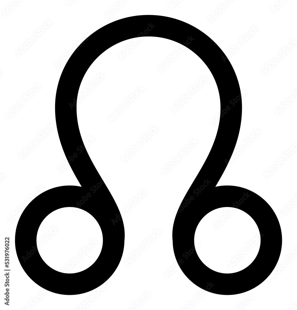 Rahu icon. Planet symbol. Black sign. Astrological calendar. Jyotisha ...