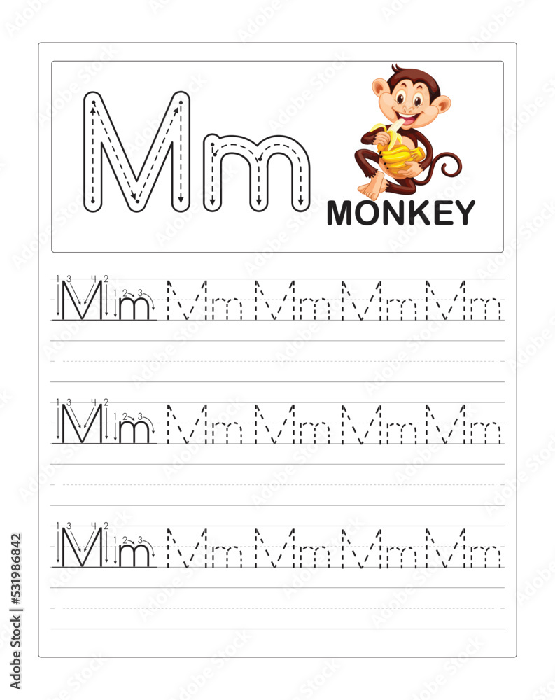 Alphabet Letters Tracing Worksheet Tracing Practice Worksheet