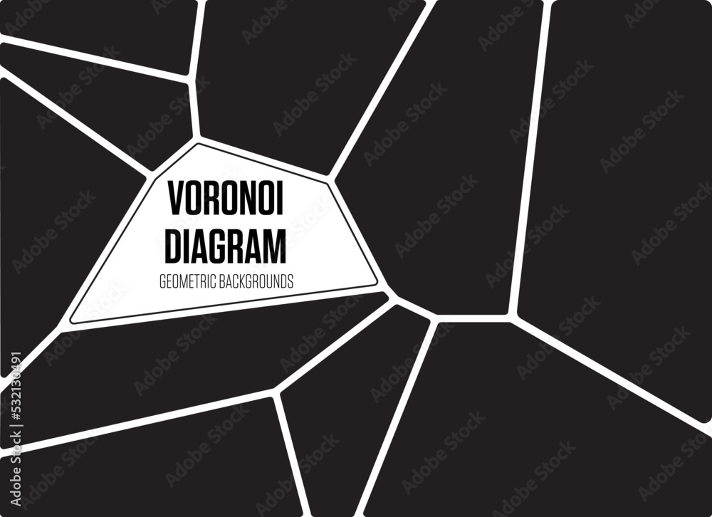 Voronoi diagram geometric tile texture, background, stone texture ...