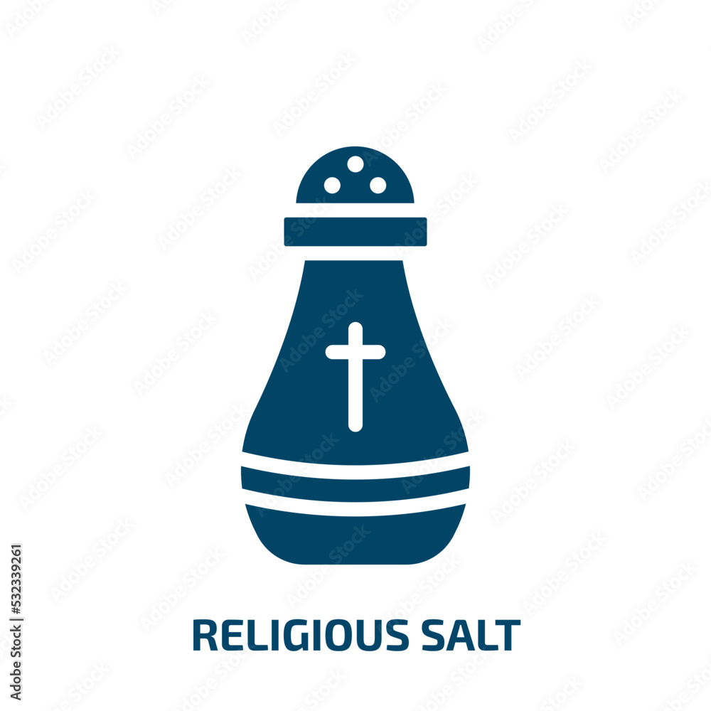 religious salt icon from religion collection. Filled religious salt ...