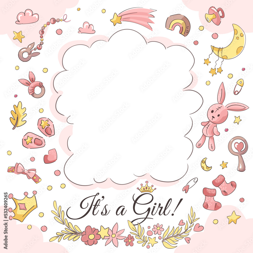 Baby Girl Vector