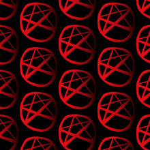 Graffiti Pentagram On A Brick Wall Free Stock Photo - Public Domain ...