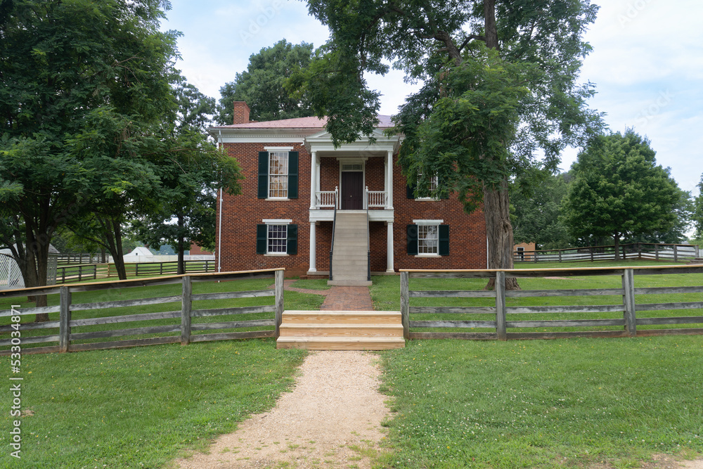 Appomattox Court House National Historical Park in Appomattox, Virgina ...