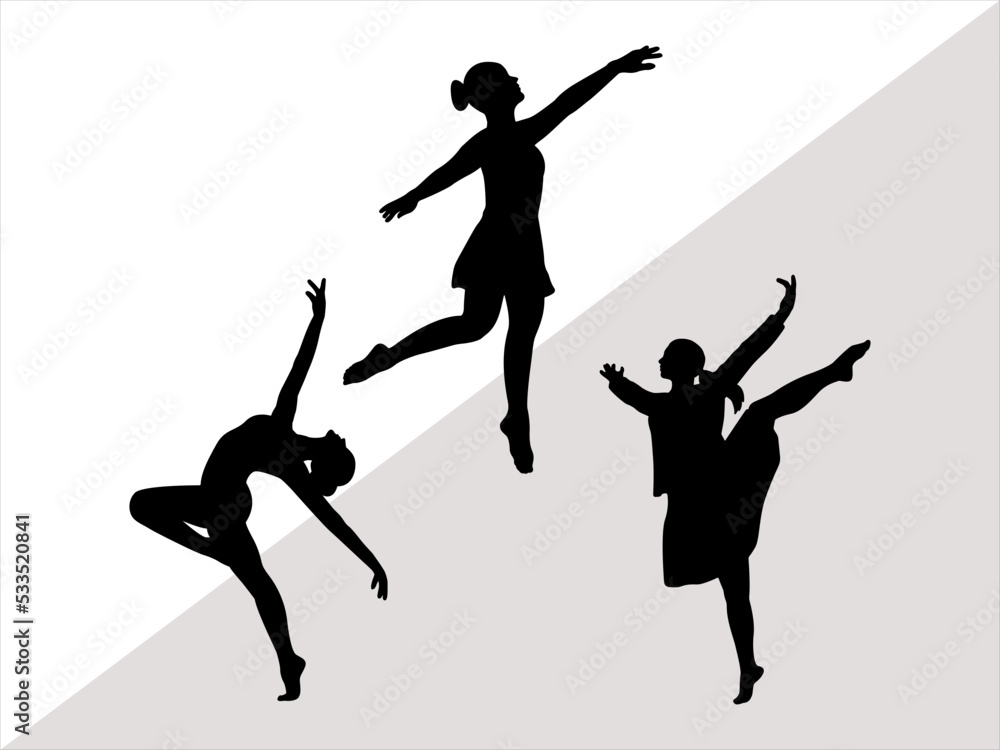 Image vectorielle Stock Dance SVG Cut File for Cricut, Dancers Svg ...