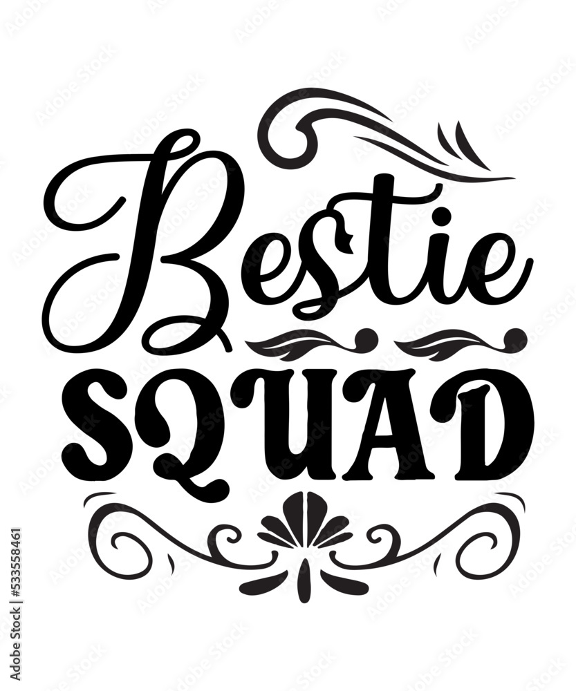 Стоковое векторное изображение «Best Friends svg, Matching Friends, Our ...