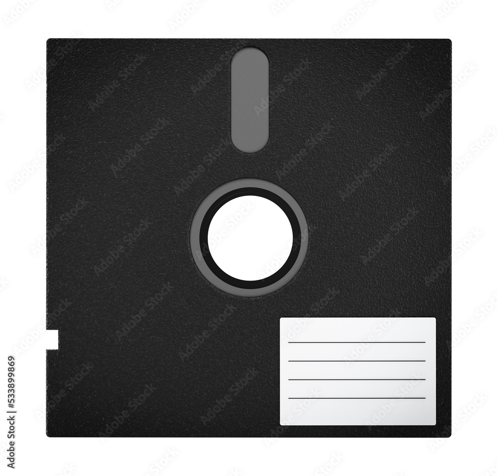 5 inch floppy disk on transparent background Stock Illustration | Adobe ...