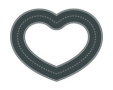 One Way Heart Traffic Sign Free Stock Photo - Public Domain Pictures