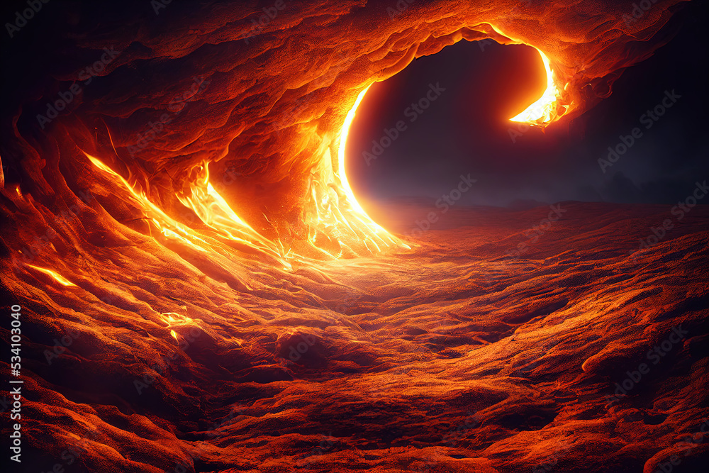 Great Sea War with Ships. Warship in the Ocean Storm. Fantasy Backdrop ...